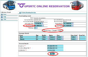 Upsrtc Booking